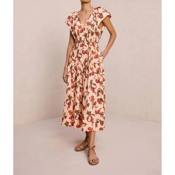 A.L.C. | Dresses | New Alc August Dress In Peach Dust Multi | Poshmark